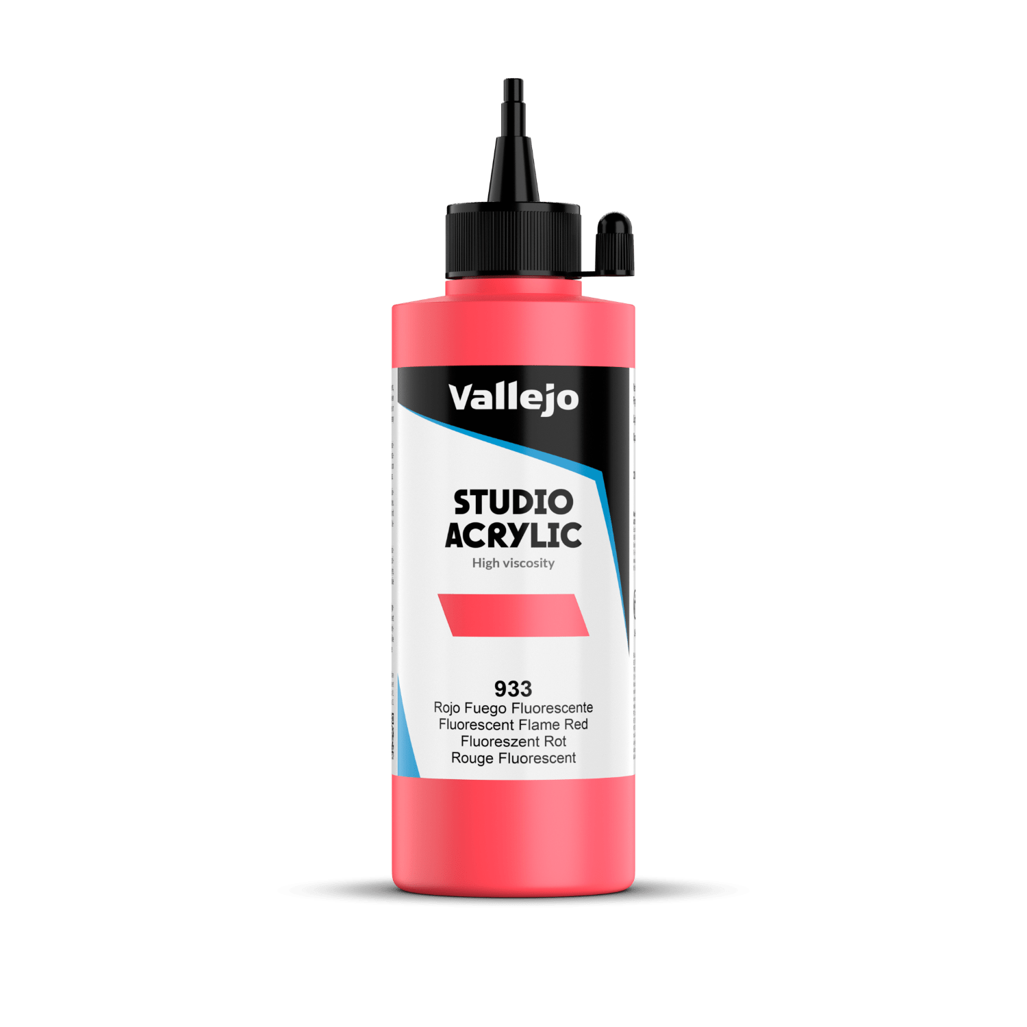 Vallejo | Studio Akryl Fluorescent Flame Red