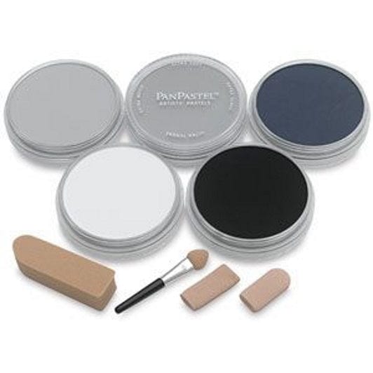 PANPASTEL Greys set of 5 colours